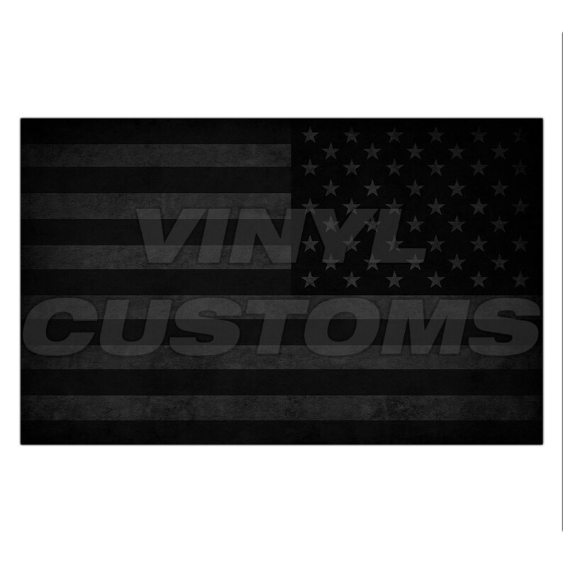 American Flag Tactical Subdued Vinyl Decal Sticker - Etsy UK