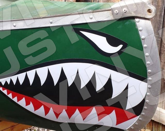 Shark Teeth / Shark Mouth Sticker Decal Set - Etsy