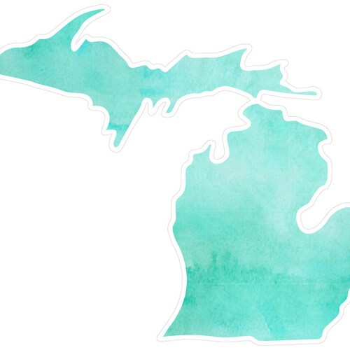 Michigan Mitten Vinyl Decal Sticker A1 - Etsy