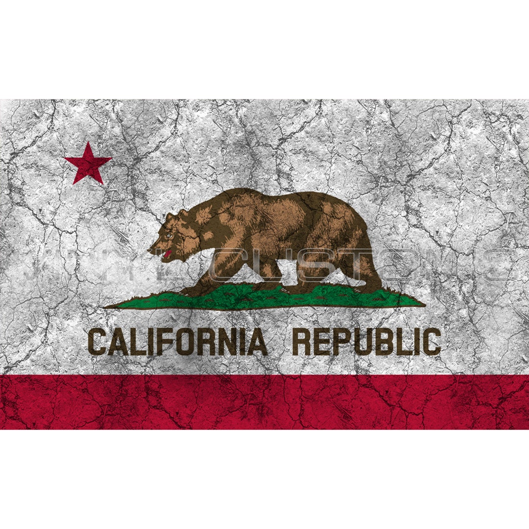 California Flag Vinyl Decal Sticker - Etsy