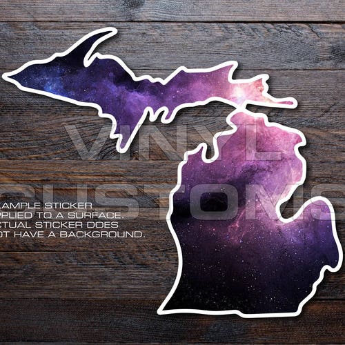 Michigan Mitten Vinyl Decal Sticker A1 - Etsy