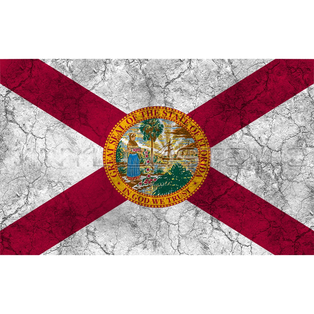 Florida State Flag Vinyl Decal Sticker - Etsy