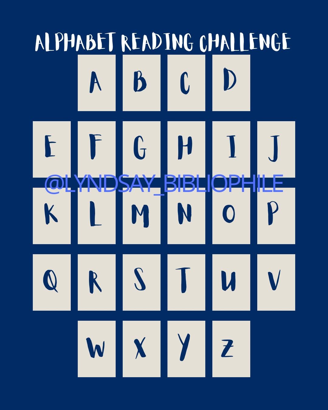 Alphabet Reading Challenge Template - Etsy