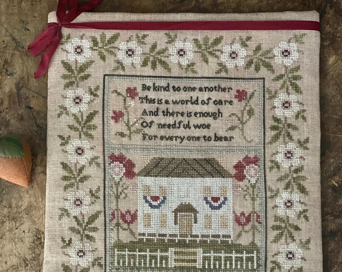 Pattern: be Kind Sampler Cross Stitch by Stacy Nash Primitives - Etsy