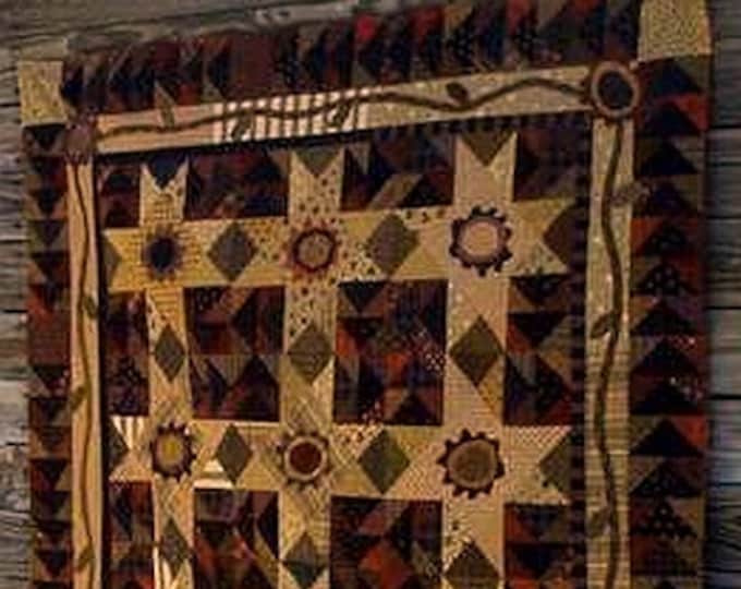 Pattern: "pretty Pansy Posey Patch" Quilt Pattern by Primitive Pieces ...