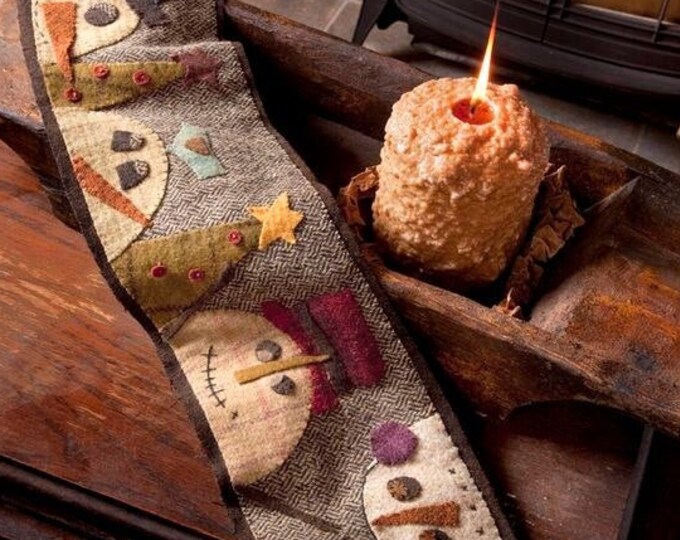 Pattern: Cold Days Wool Table Runner Pattern by Primitive Pieces by ...