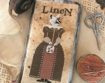 Pattern: Colonial Hare Cross Stitch Pattern by the Primitive Hare - Etsy