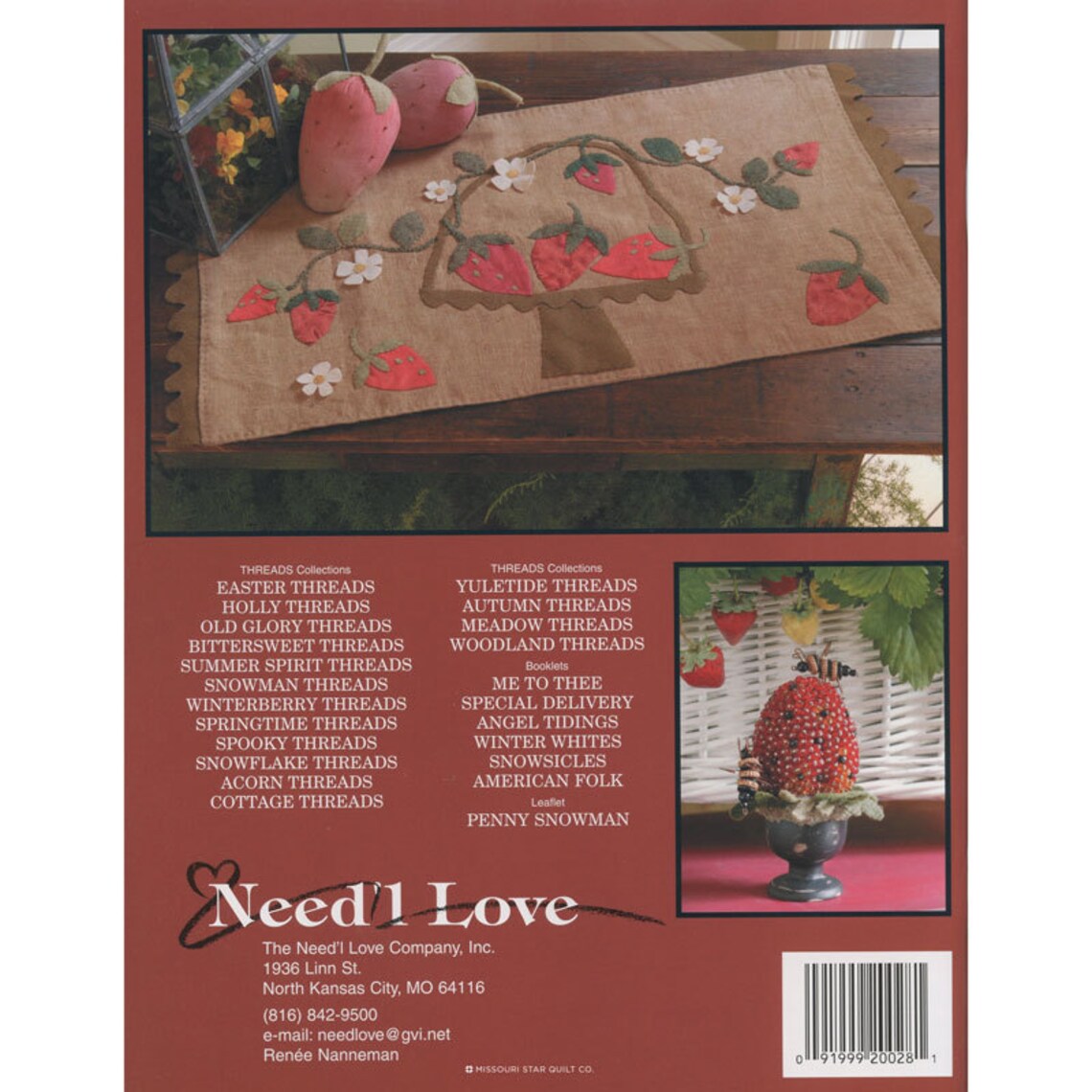 Pattern Book: Strawberry Threads From Need'l Love - Etsy