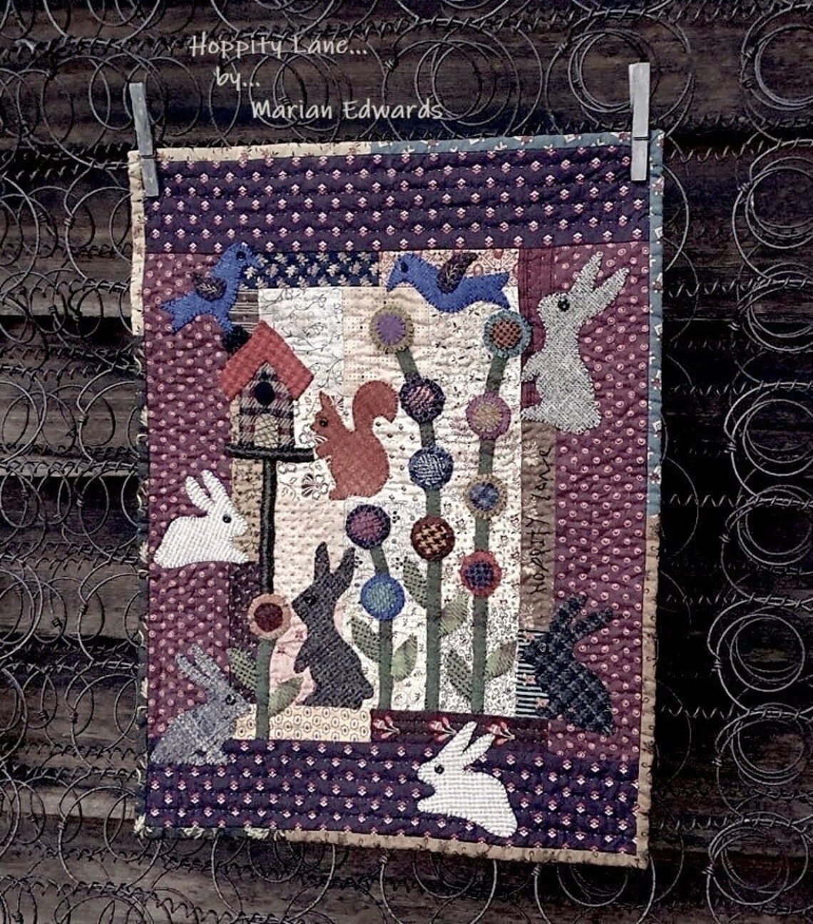 E-pattern (PDF) Downloadable - Primitive Quilt Called 