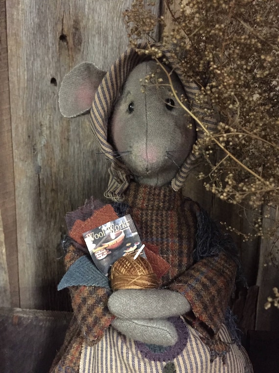 E PATTERN PDF DOWNLOAD Vivian 14 Wool Mouse Pattern - Etsy