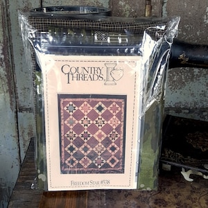 Quilt Kit and Pattern: Freedom Star Quilt by Country Threads - Etsy