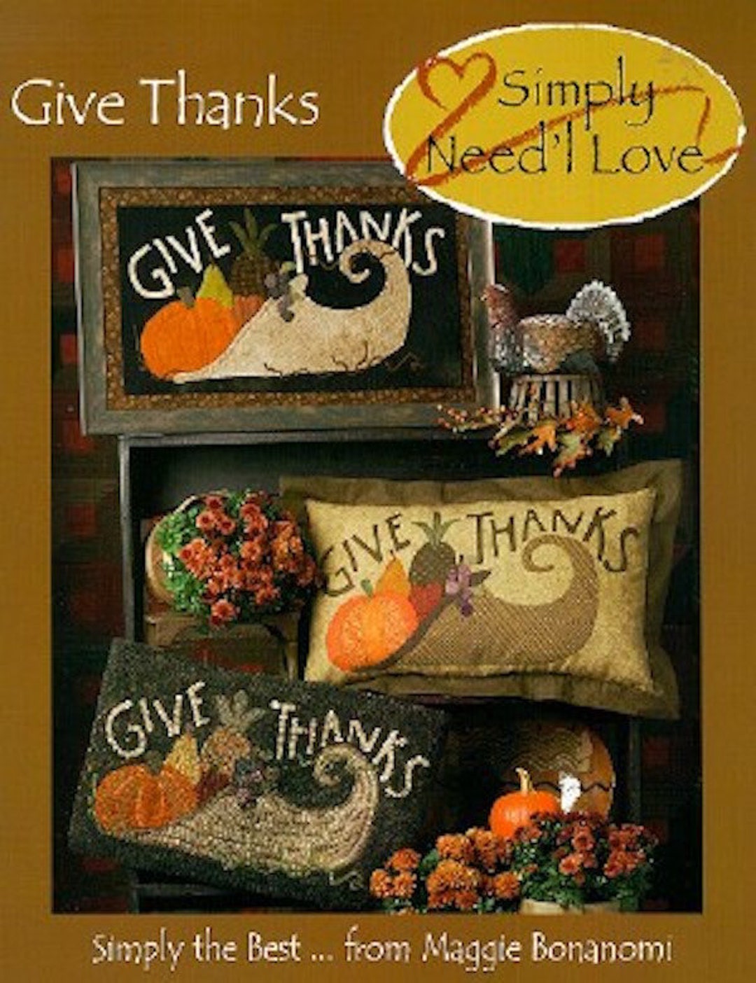 Pattern Booklet: Give Thanks by Maggie Bonanomi for Need'l Love Designs ...