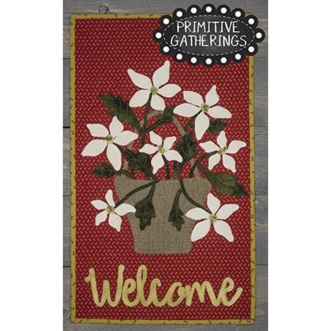 Kit & Pattern: Winter Welcome Banner by Primitive Gatherings - Etsy