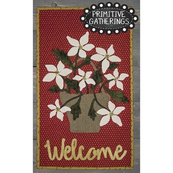 Kit & Pattern: Winter Welcome Banner by Primitive Gatherings | Etsy