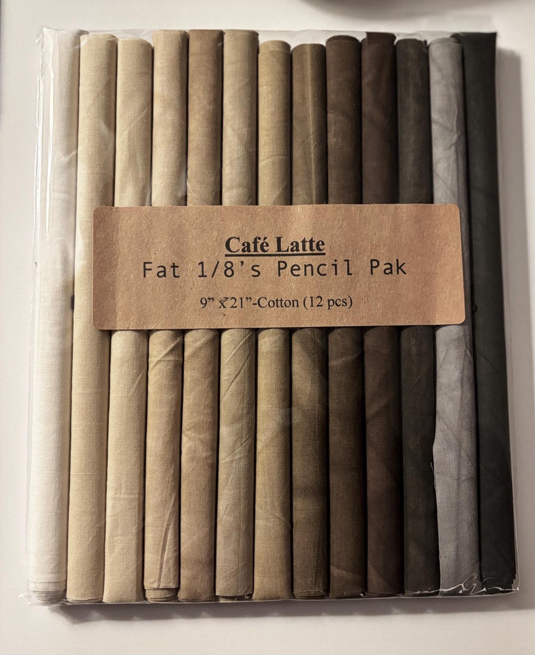 Aged Muslin: Fat 1/8 12pc. Collection - "cafe Latte" - Etsy