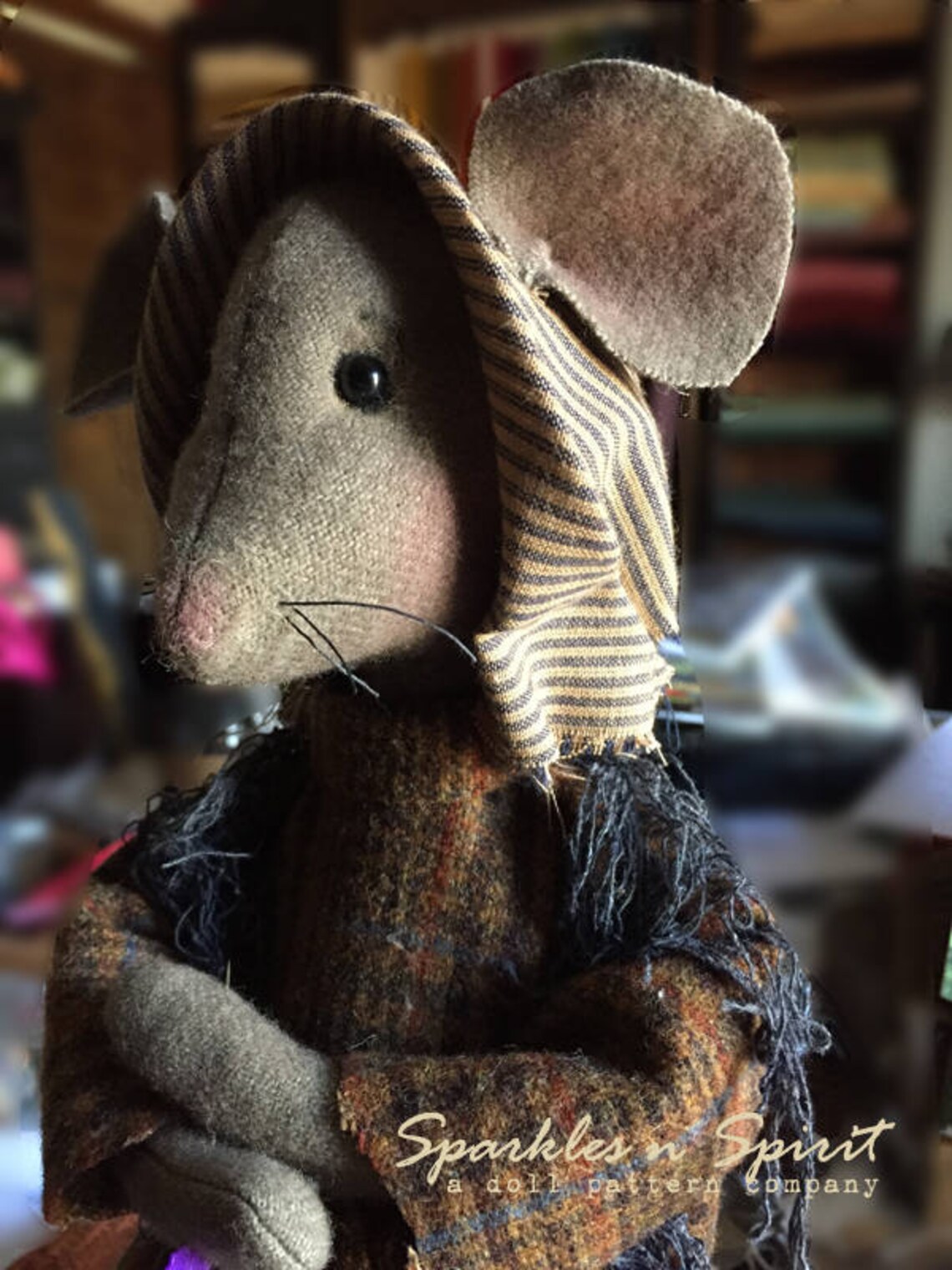 E PATTERN PDF DOWNLOAD Vivian 14 Wool Mouse Pattern - Etsy