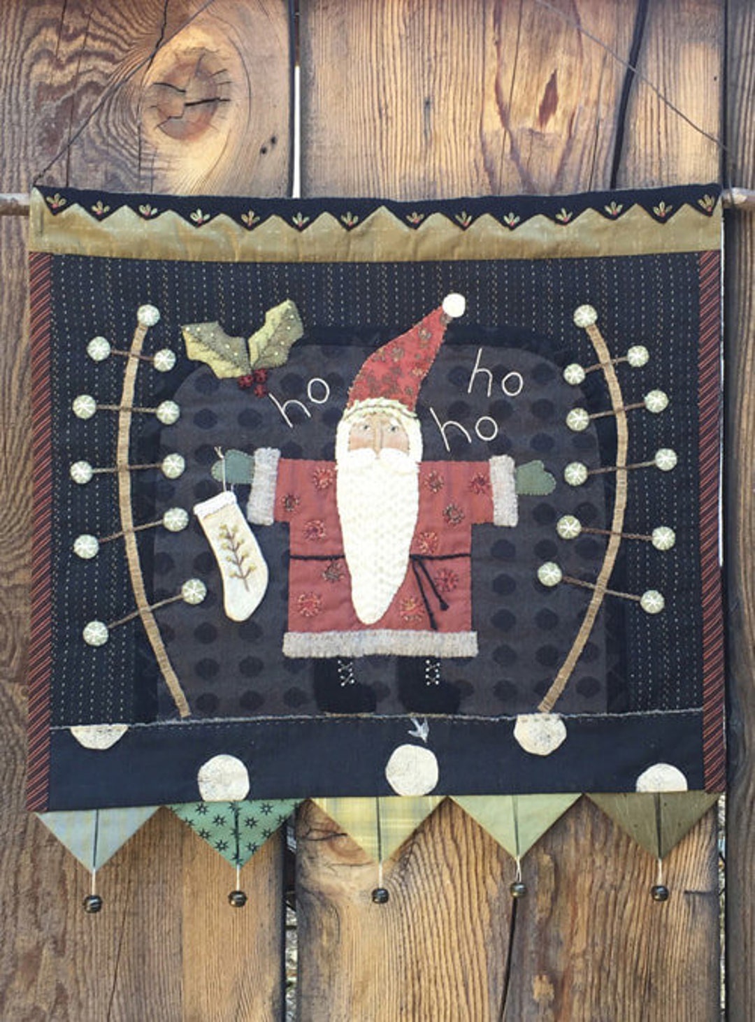 Pattern: Wool Applique Wall Hanging "jingles" by Heart to Hand - Etsy