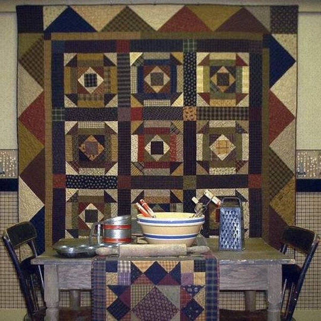 Pattern: Baking Day Quilt Pattern by Primitive Pieces by Lynda - Etsy