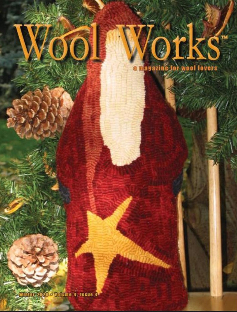 Magazine: 2020 Issue Winter-christmas WOOL WORKS A | Etsy