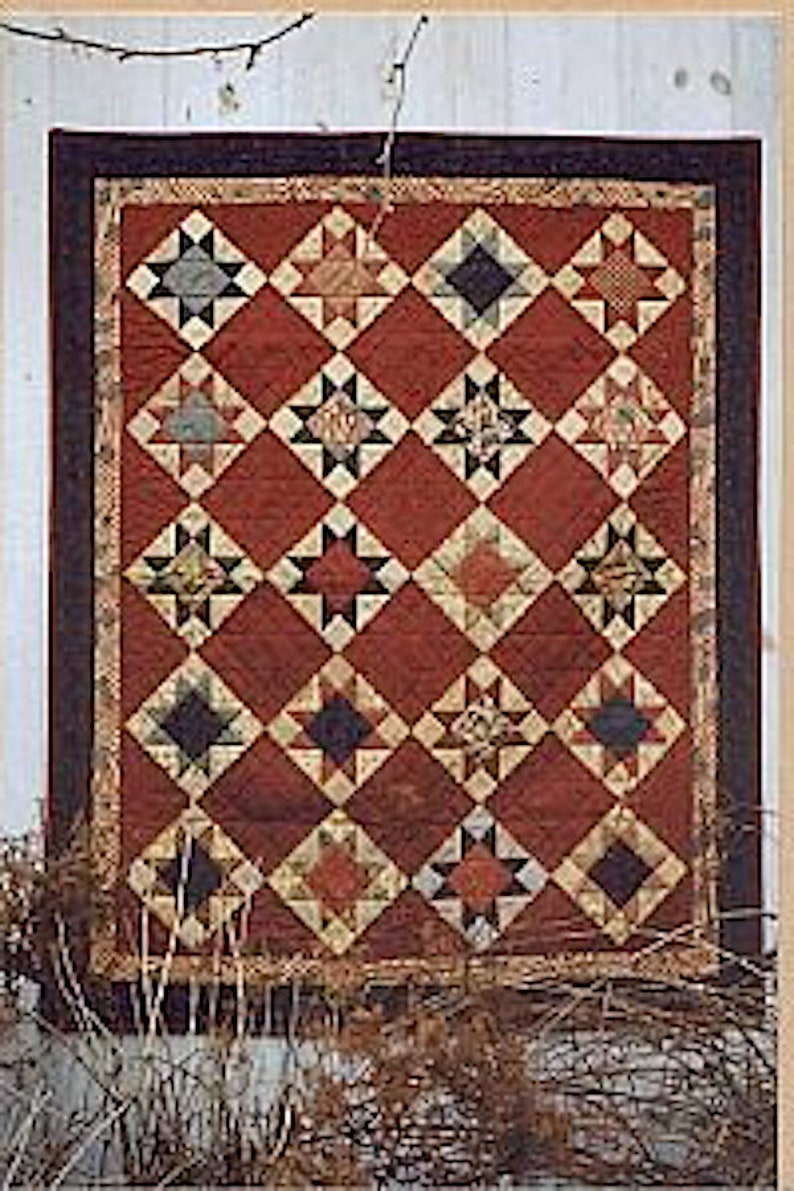 Quilt Kit and Pattern: Freedom Star Quilt by Country Threads - Etsy