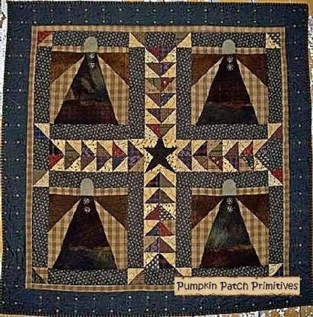 Pattern: Patchwork Angels Quilt Pattern by Primitive Pieces by Lynda - Etsy