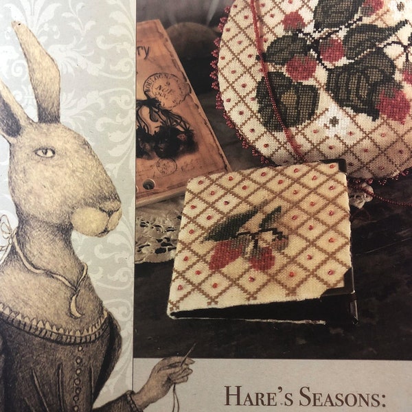 The Primitive Hare Cross Stitch - Etsy