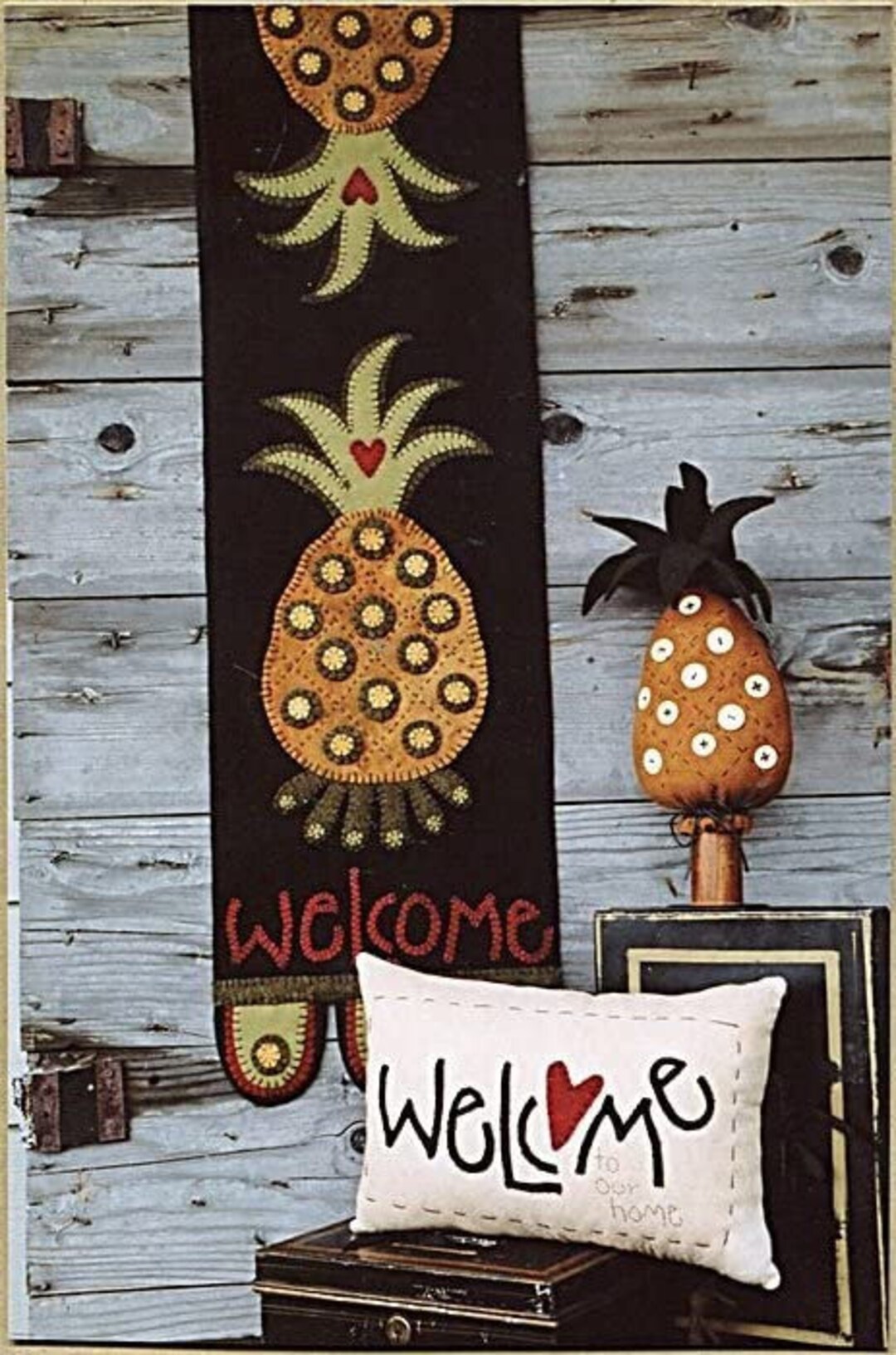 Pattern: "welcome to Our Home" Wool Appliqué and Crafts by Wooden Spool ...