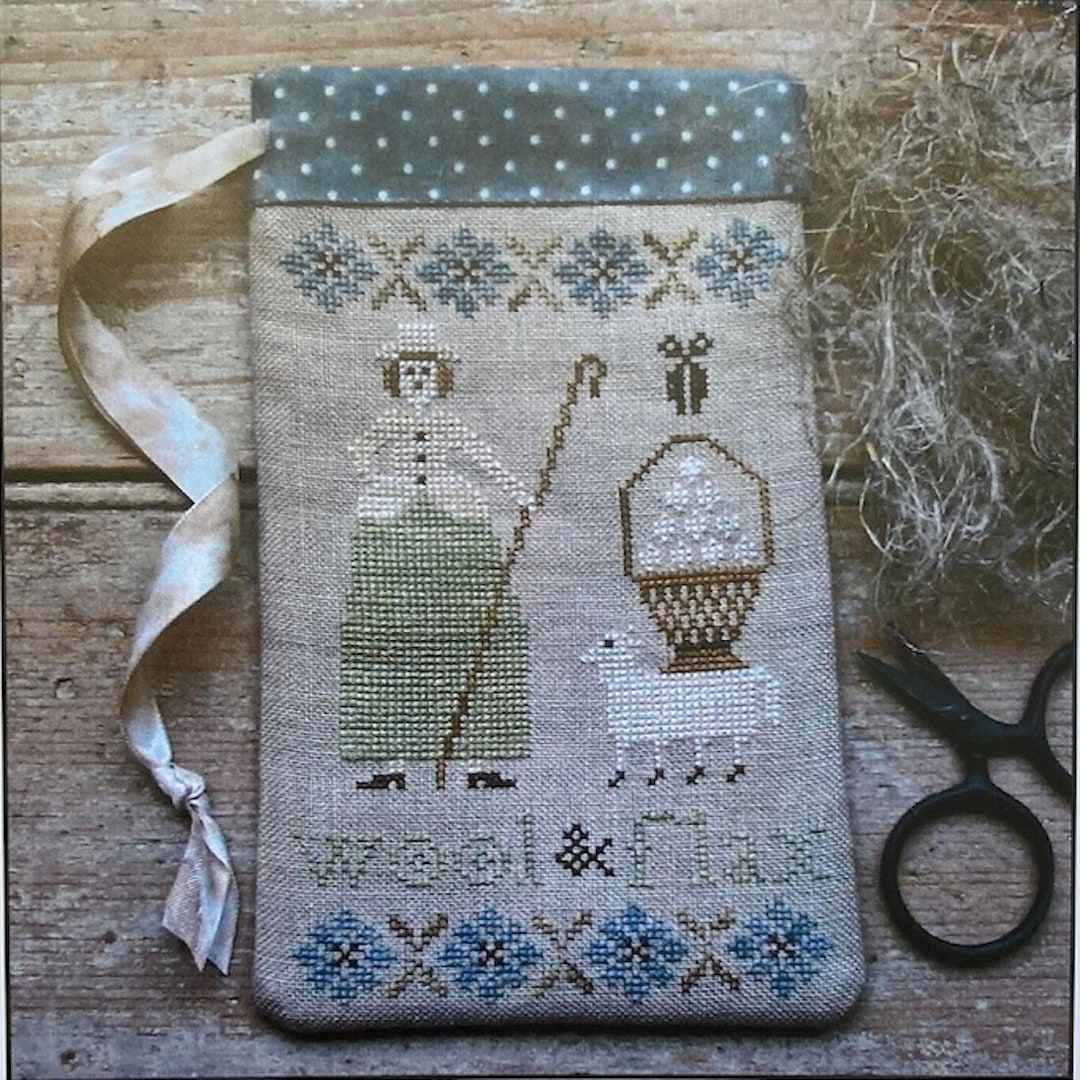 Pattern: Cross Stitch "wool & Flax" - Pineberry Lane - Etsy