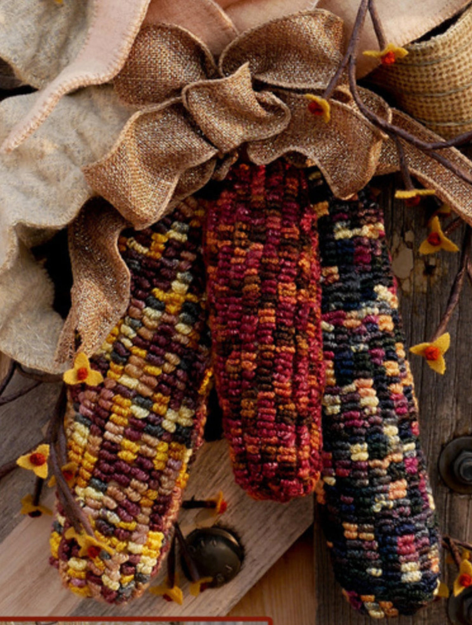 Pattern: Wool Indian Corn a-maize-ing Harvest by - Etsy