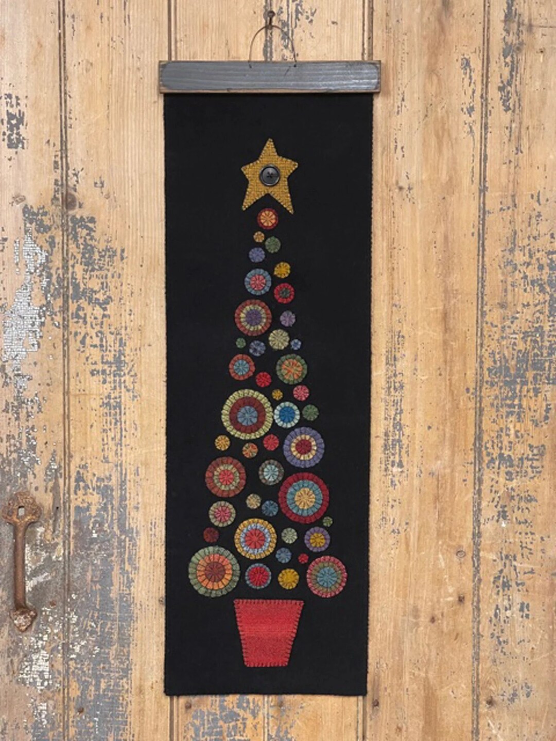 Pattern: Wool Applique slim Penny Christmas Tree Pattern by Heartfelt ...
