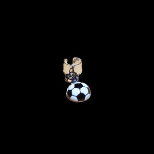 Soccer Ear Cuff,soccer Ball,sports Jewelry,non Pierce,sport Lovers Gift ...