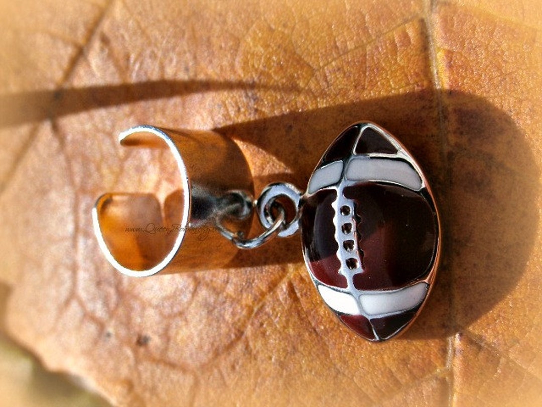 Football Ear Cuffsport Mom Football Momsports Lover Are - Etsy