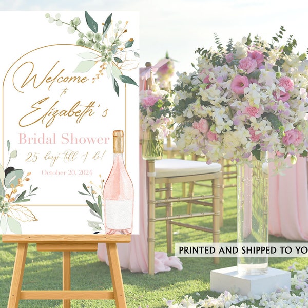 Bridal Shower Welcome Sign on Board - Etsy