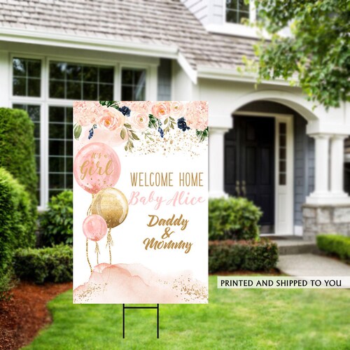 Baby Welcome Home Banner - Etsy