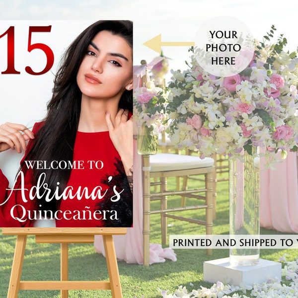 Quinceañera Welcome Sign - Etsy