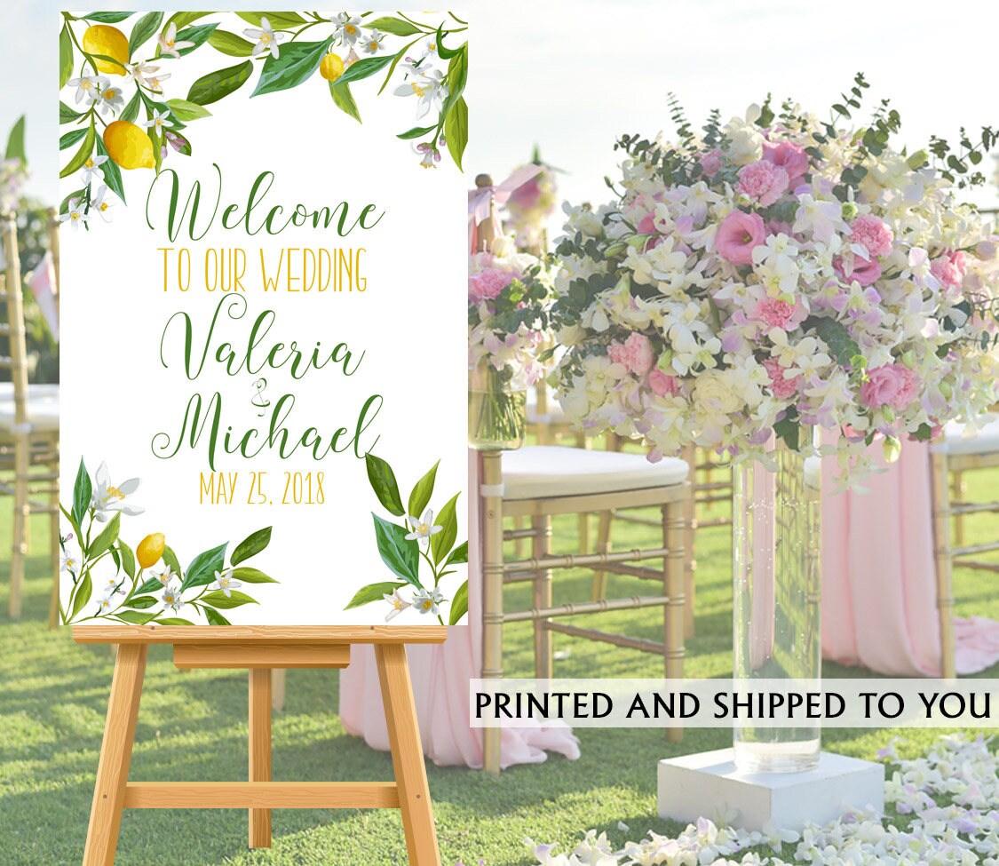 Welcome to Our Wedding Sign Foam Board Welcome Sign - Etsy Australia