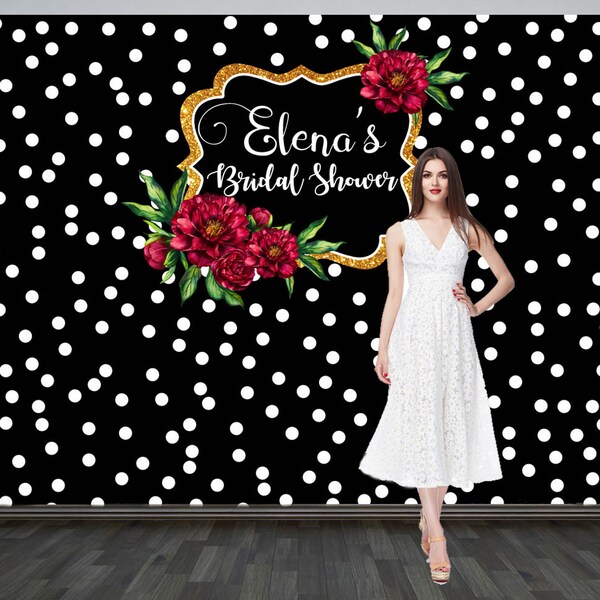 Polka Dot Backdrop - Etsy