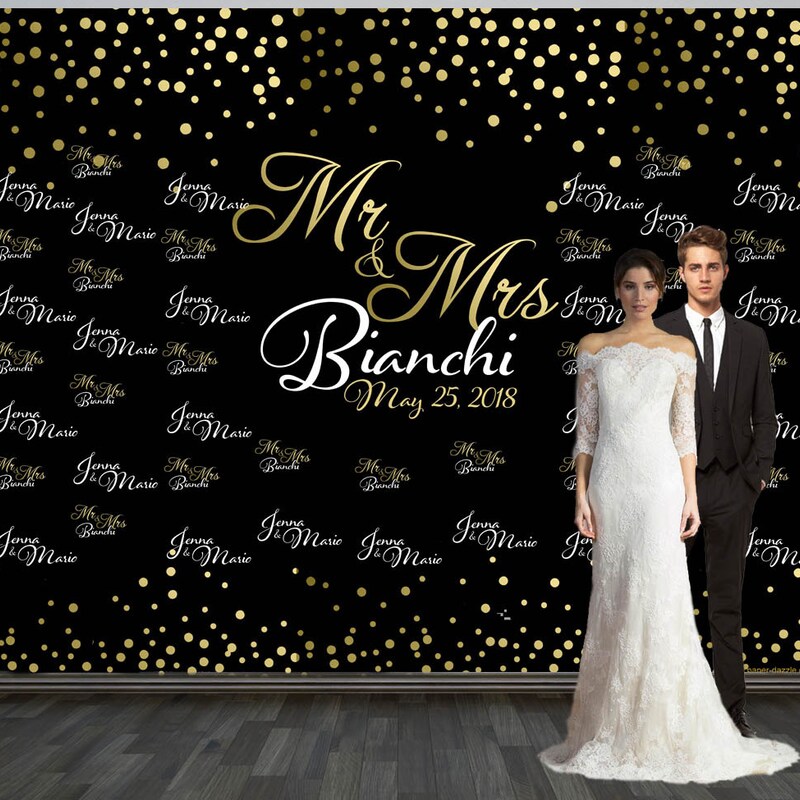 Custom Wedding Photo Backdrop - Etsy