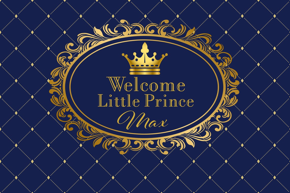 Royal Prince Cake Table Backdrop Baby Shower Photo Backdrop | Etsy