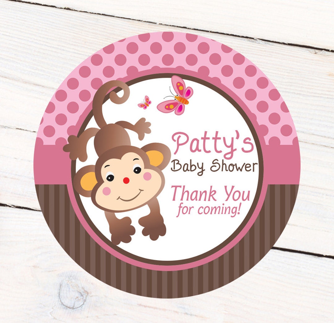 Baby Shower Personalized Stickers | It's a Girl Personalized Labels ...