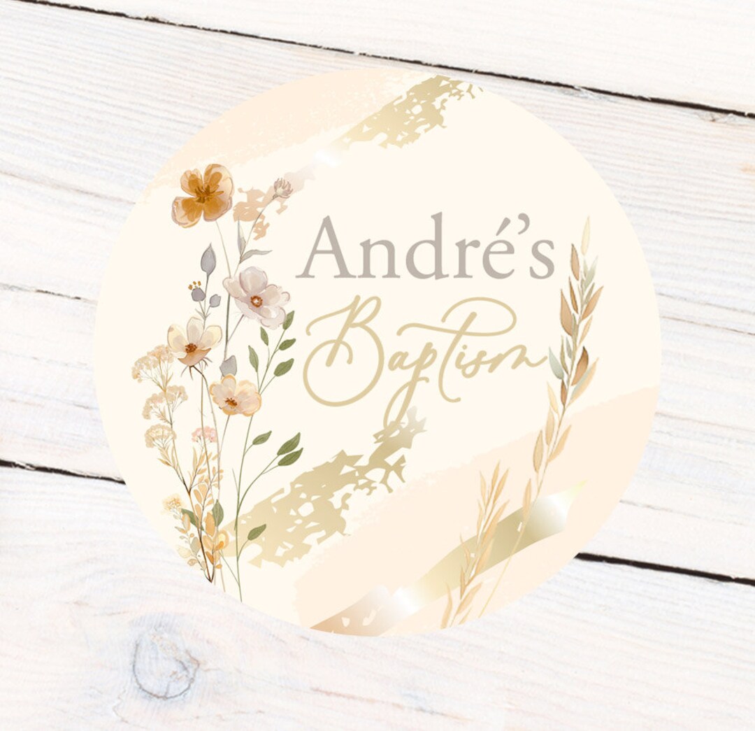 Baptism Personalized Stickers | Holy Communion Personalized Labels ...