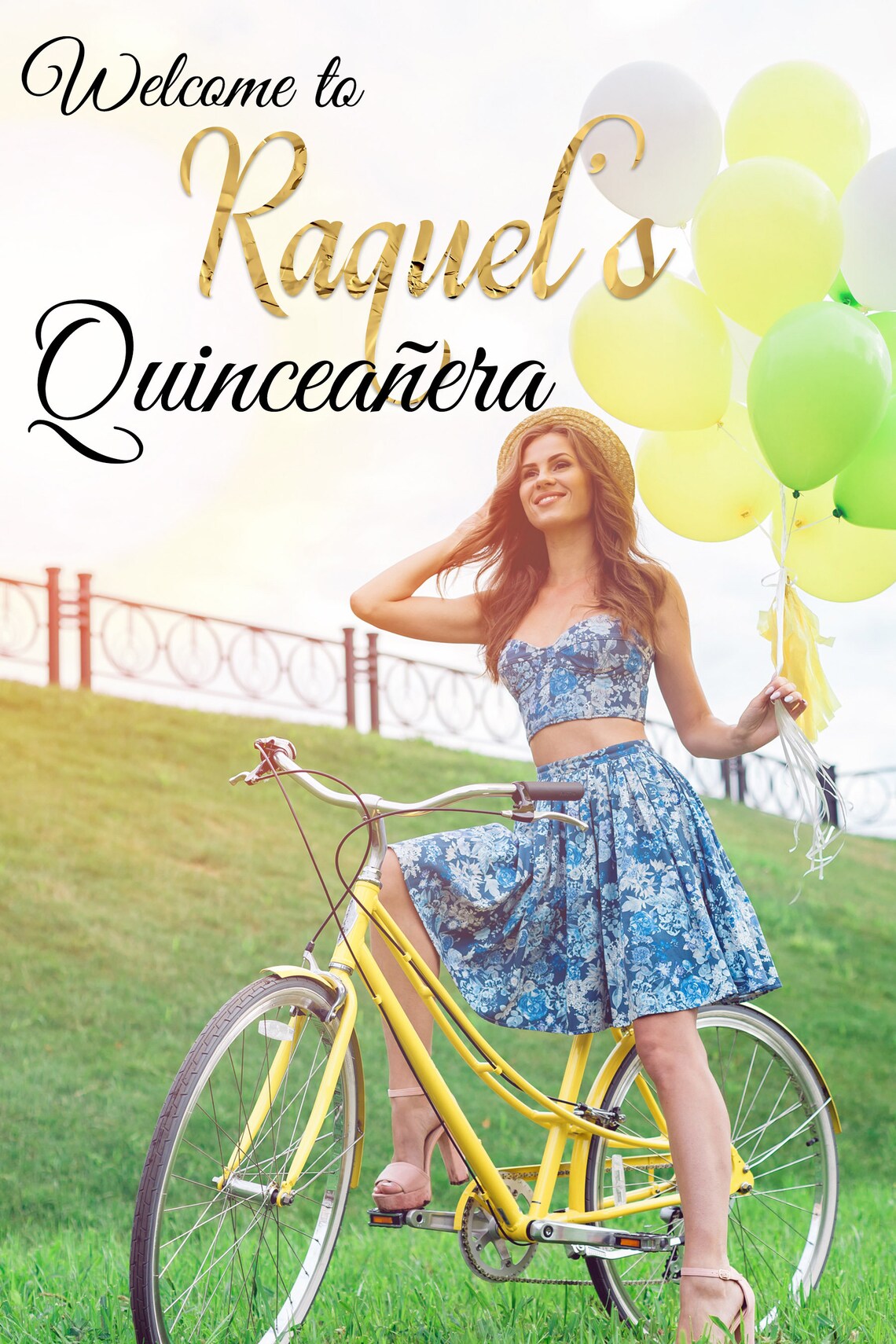 Welcome to my Sweet 15 Sign Photo Welcome Sign Reception | Etsy