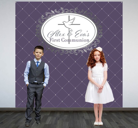 Holy Communion Photo Backdrop Photo Booth Backdrop First | Etsy
