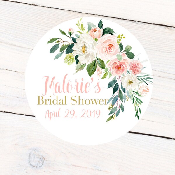 Bridal Shower Label - Etsy