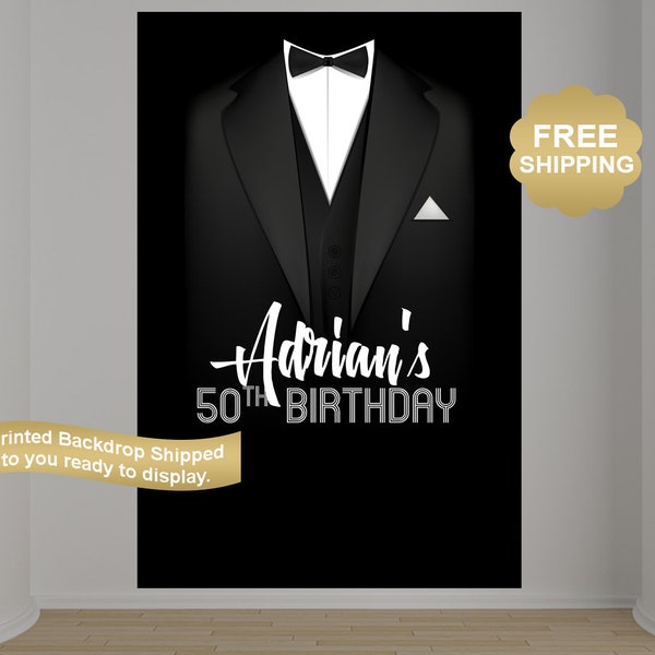 50th Birthday Backdrop (You'll Love) - Etsy