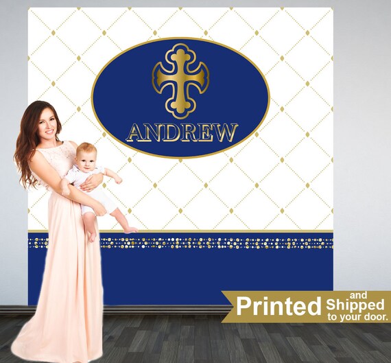 Baptism Photo Backdrop Photo Booth Backdrop First - Etsy