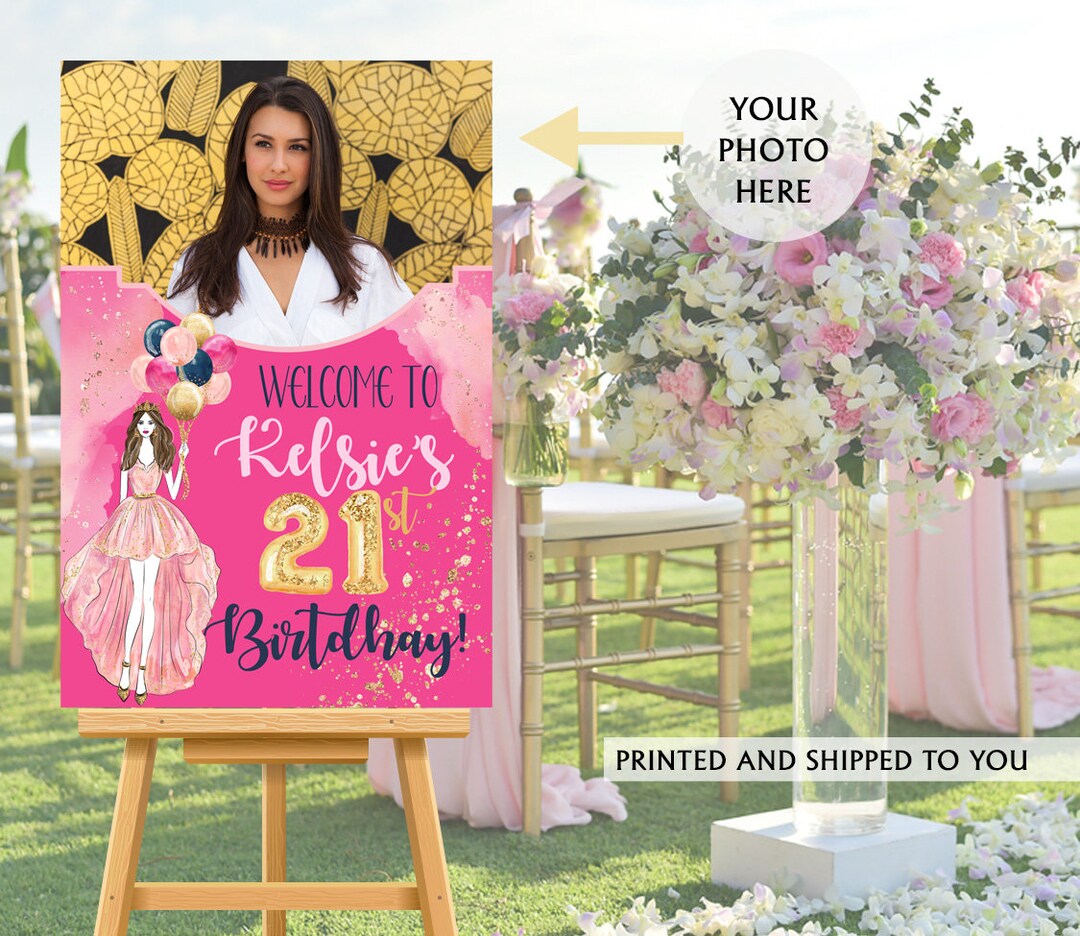 Welcome to the Party Sign - Birthday Celebration Sign- Reception Sign ...