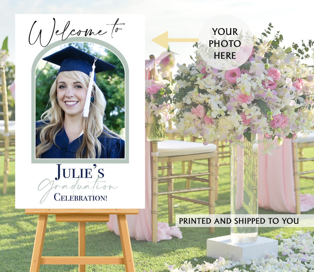 Graduation Welcome Sign | Class of 2024 Graduation Sign | Congrats Grad ...