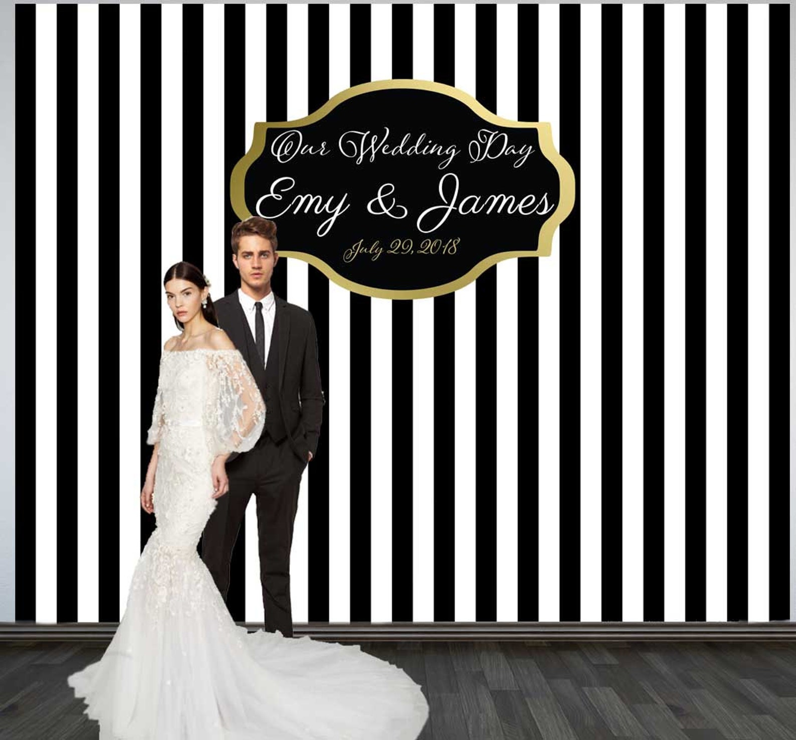 Wedding Photo Backdrop Custom Wedding Party Backdrop - Etsy