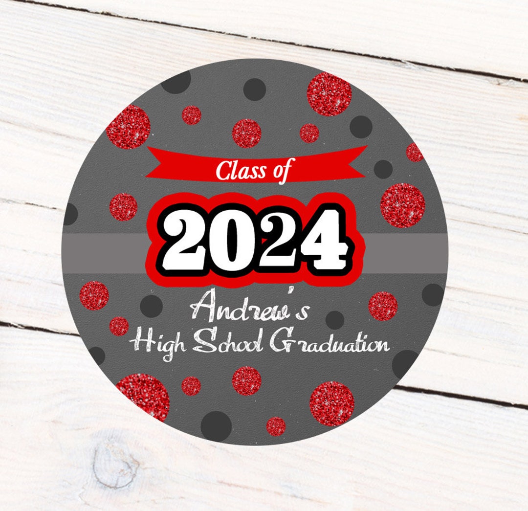 Graduation Labels Personalized Grad Stickers Grad Labels Graduation ...